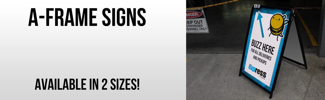 A Frames, Point of Sale A Frames and Promotional A Frame Signage Printing