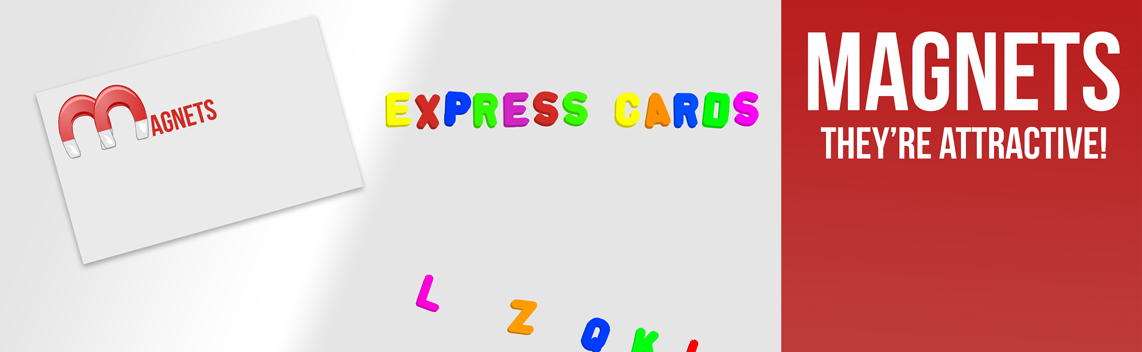 Fridge Magnet Printing | Custom Printed Magnets | Express Cards