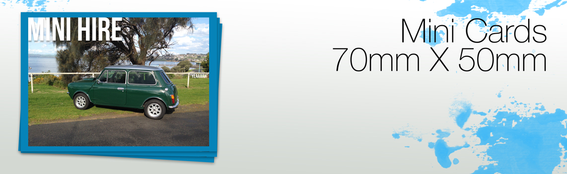 Mini Cards, business cards at a small business cards to fit in your wallet